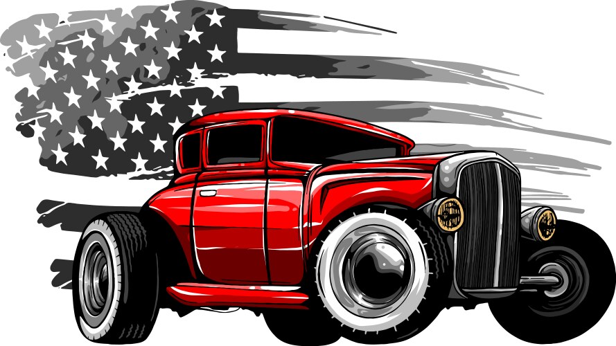 Cartoon Hot Rod Vector Images (over 1,400)