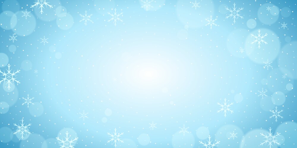 Christmas snowflake banner design Royalty Free Vector Image