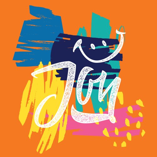 Cartoon emotions love joy and anger sadness Vector Image