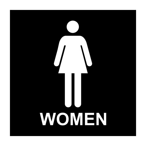 Restroom women and wheelchair wc symbol flat web Vector Image