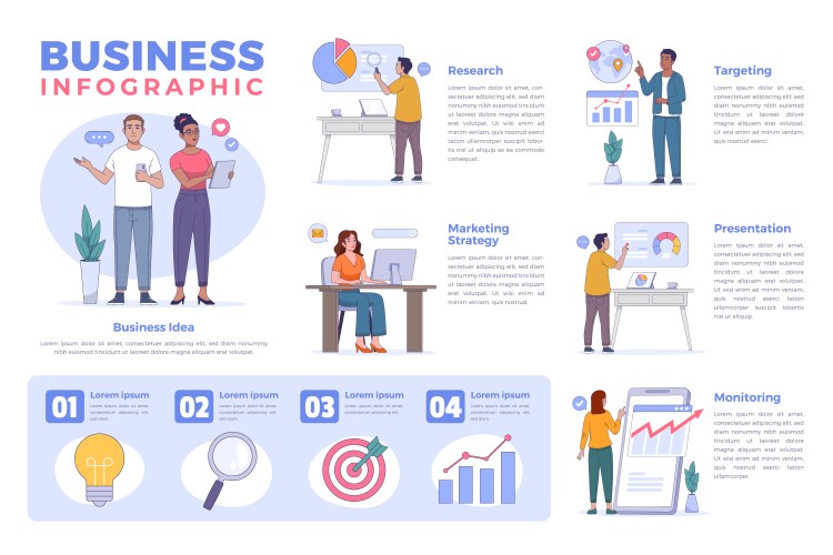 Steps Infographics Vector Images within Infographics (over 100,000)