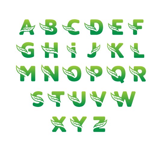 Nature Alphabet Vector Images (over 66,000)