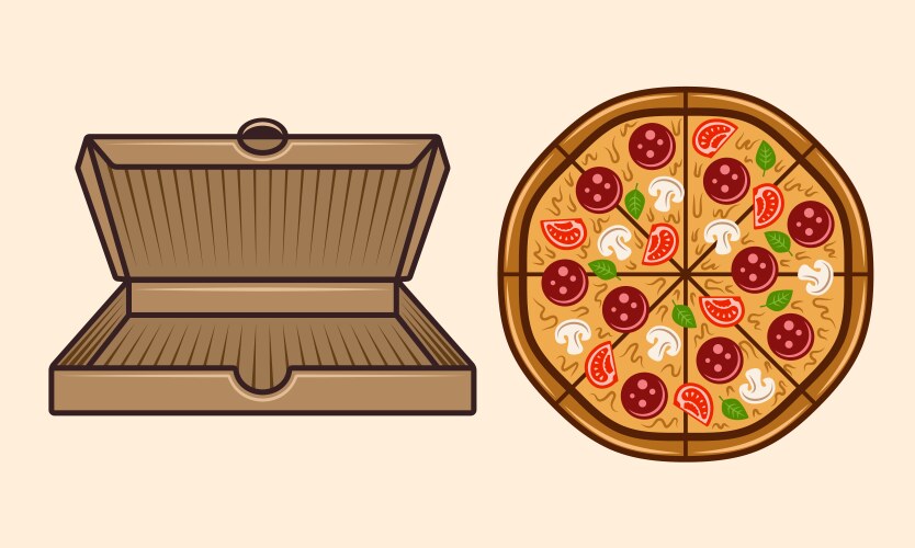 Empty Pizza Vector Images (over 1,500)