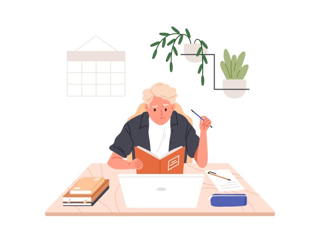 Cartoon Homework Vector Images (over 35,000)