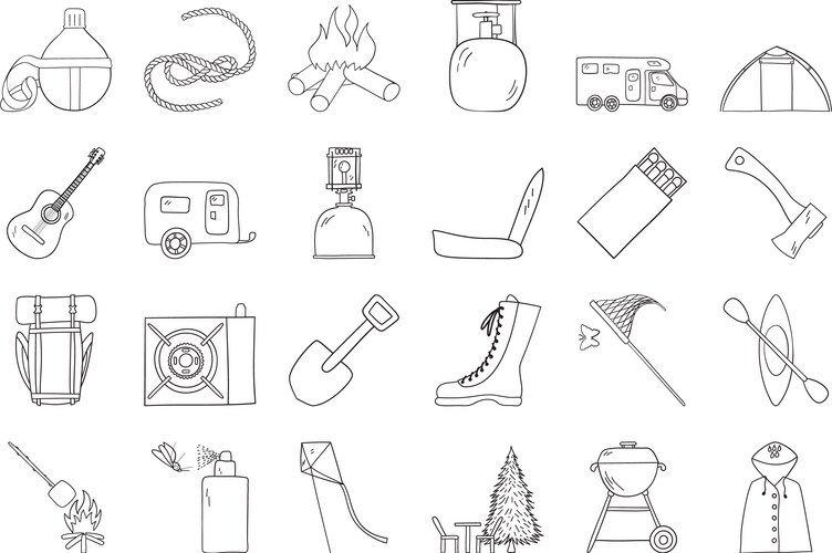 Kitchen icons set Royalty Free Vector Image - VectorStock