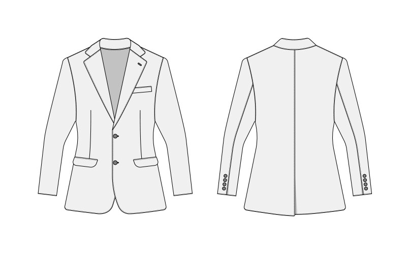 Mens Suit Template Vector Images (over 4,700)