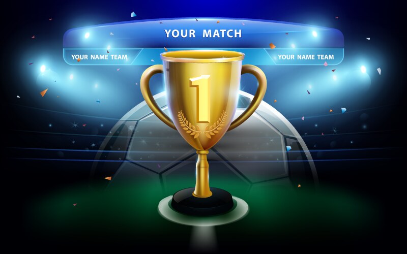 Cricket stadium background Royalty Free Vector Image