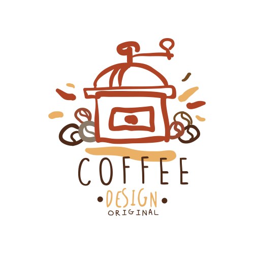 Coffee box logo Royalty Free Vector Image - VectorStock