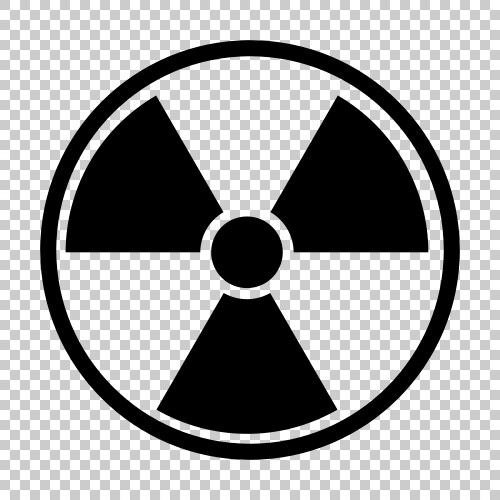 Nuclear Power Symbol Free Vectors | Radiation Symbol Set, Red