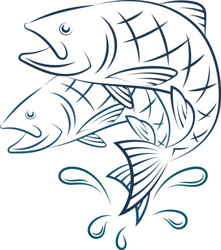 Ocean Water Fish Splash Vector Images (over 4,800)