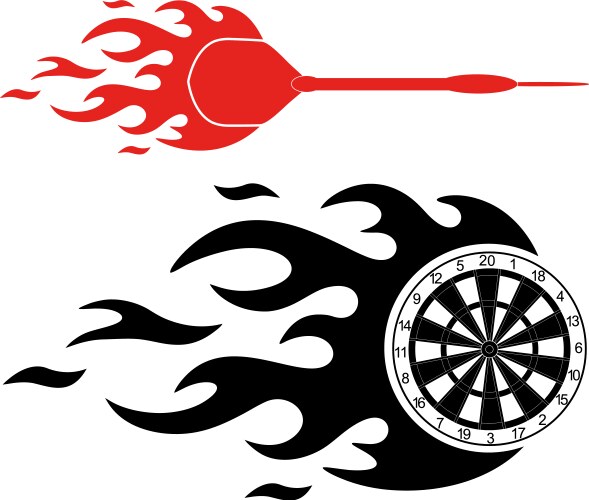 Cartoon man throwing a dart Royalty Free Vector Image