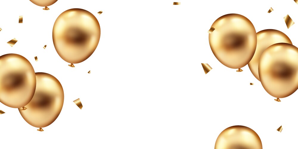 Design your opening card with beautiful balloon Vector Image