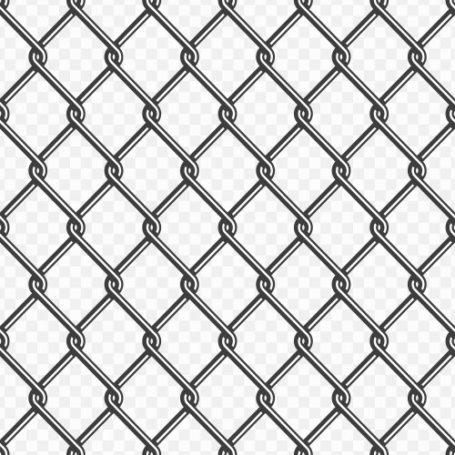 Chain-link fence seamless Royalty Free Vector Image