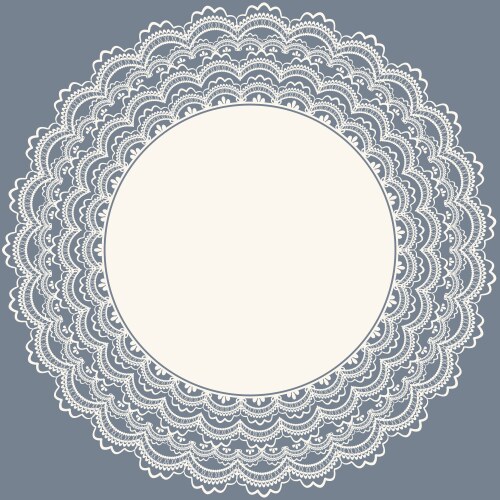 Lace frame Royalty Free Vector Image - VectorStock