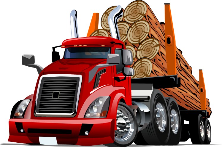 Logging Truck Vector Images (over 1,400)