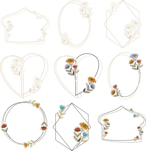 Flower Frame Vector Images (over 450,000)