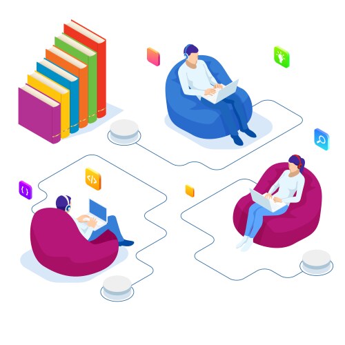 Classroom Isometric Vector Images (over 3,700)