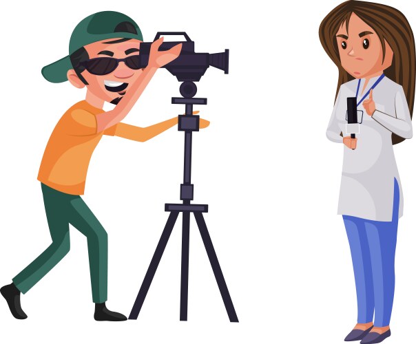 Journalist Cartoon Vector Images (over 7,600)