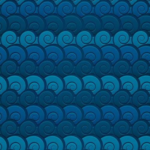 Water geometric pattern Royalty Free Vector Image