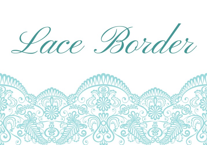Lace border card Royalty Free Vector Image - VectorStock