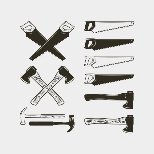 Hammer Saw Logo Vector Images (over 4,000)