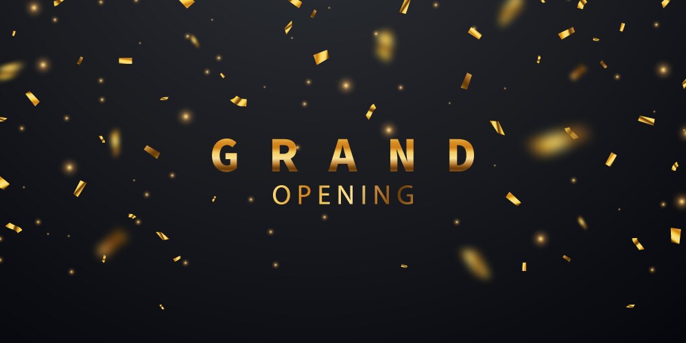 Design your opening card with beautiful balloon Vector Image
