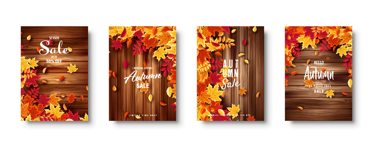 Blank banner with nature background Royalty Free Vector