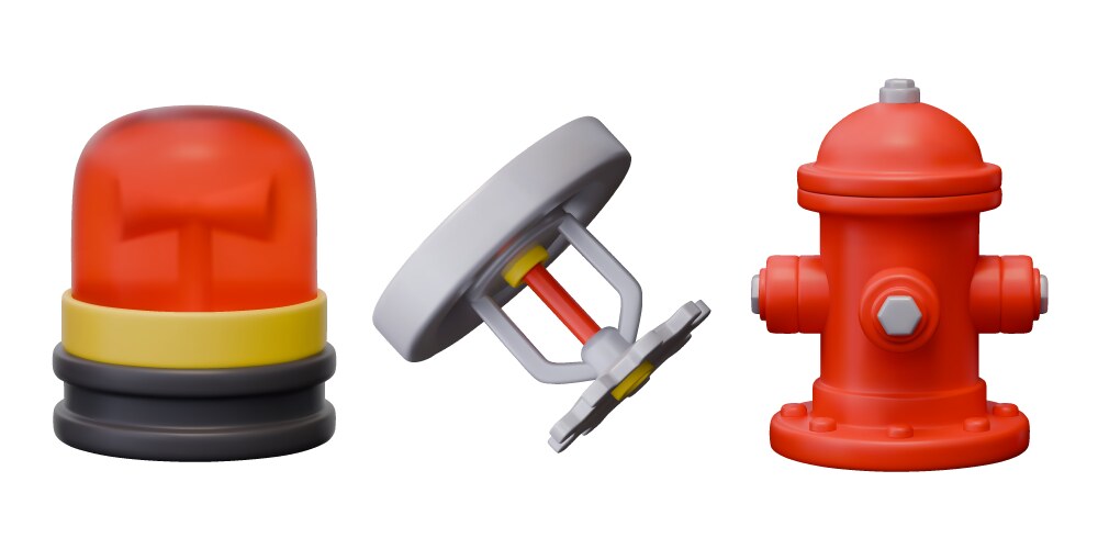 Pocket lighter with flame sprinkler cause Vector Image
