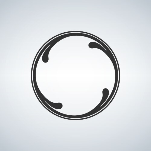 Waves - black and white Royalty Free Vector Image