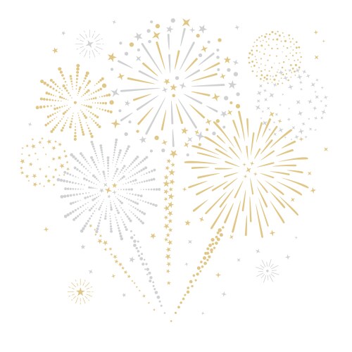 Gold Fireworks Vector Images (over 24,000)