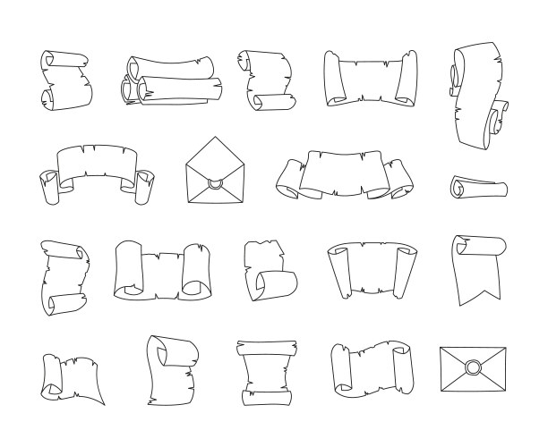 Scroll Line Vector Images (over 52,000)