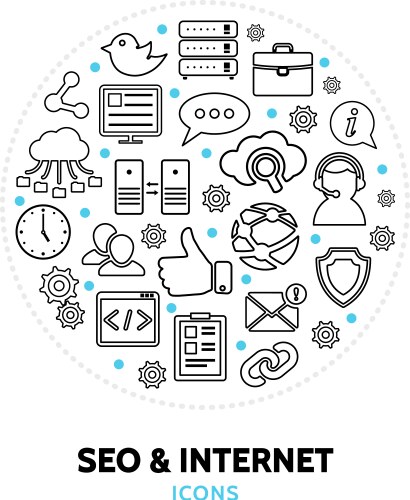 Blue round documentation concept Royalty Free Vector Image Blue round documentation concept Royalty Free Vector Image