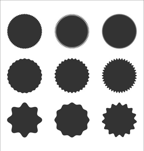 Jagged edge circle Vector Images & Graphics for Commercial Use ...