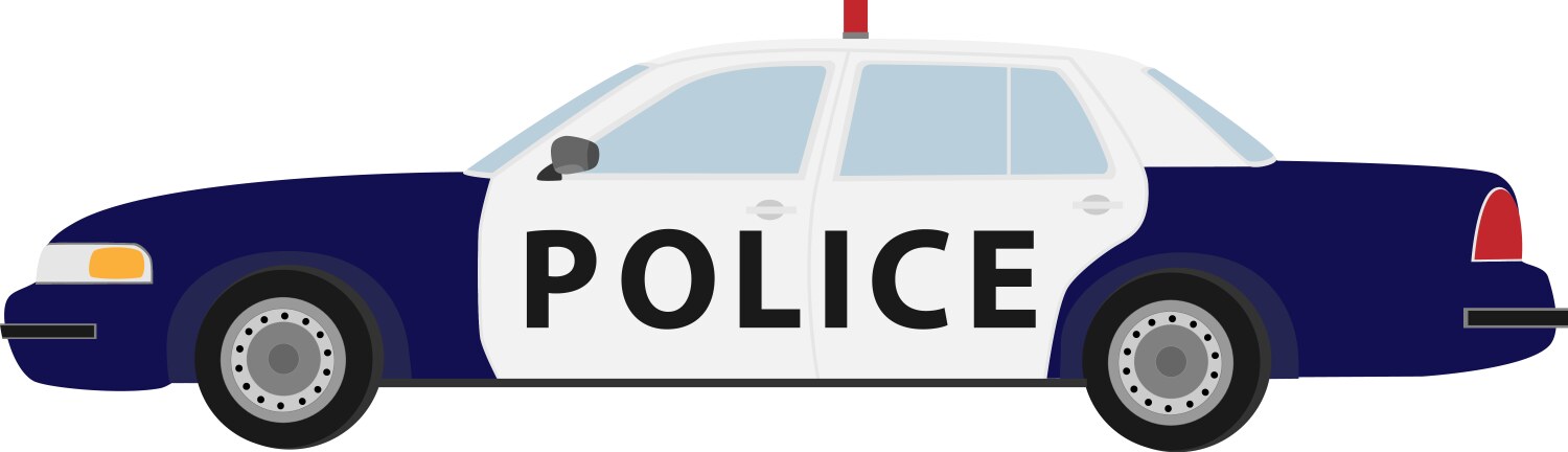 Police car Royalty Free Vector Image - VectorStock