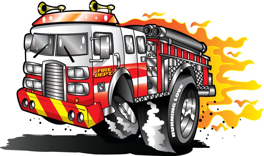 Fire Truck Emblem Clip Art Fire Truck Logo Design Examples PSD, High