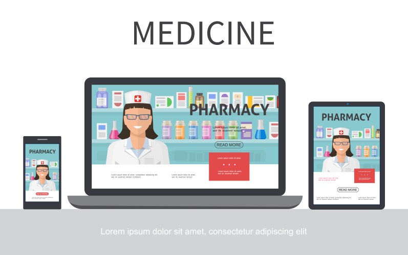 Pharmacy Shelf Vector Images (over 1,300)