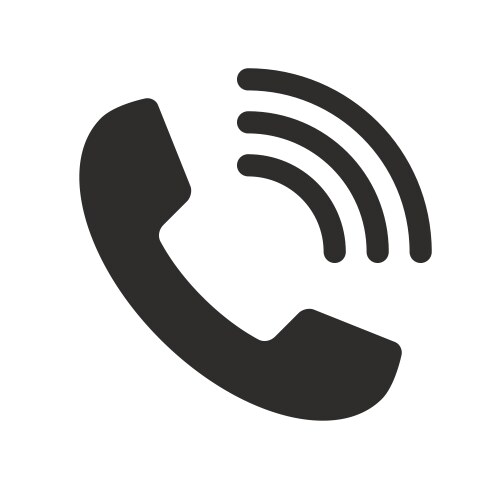 Call icon noisy phone flat calling symbol Vector Image