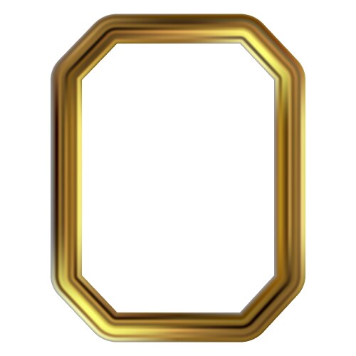 Frame gold clip art Royalty Free Vector Image - VectorStock