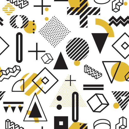 Seamless vintage pattern letter g Royalty Free Vector Image