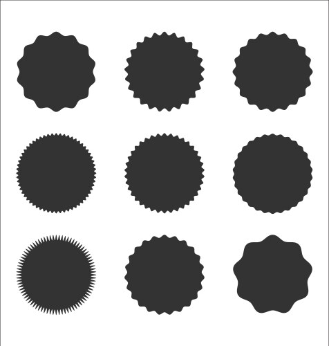 Jagged edge circle Vector Images & Graphics for Commercial Use ...