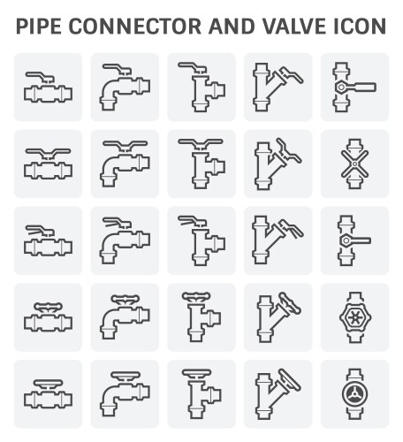 Sluice gate valve symbol icon Royalty Free Vector Image