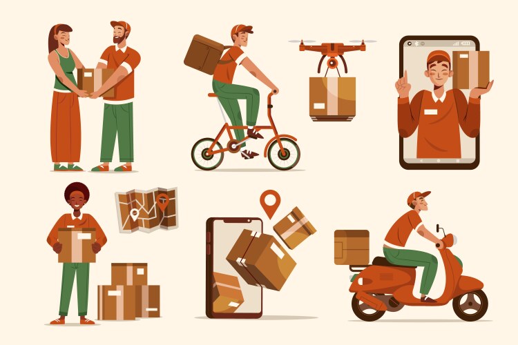 Delivery Vector Images (over 700,000)
