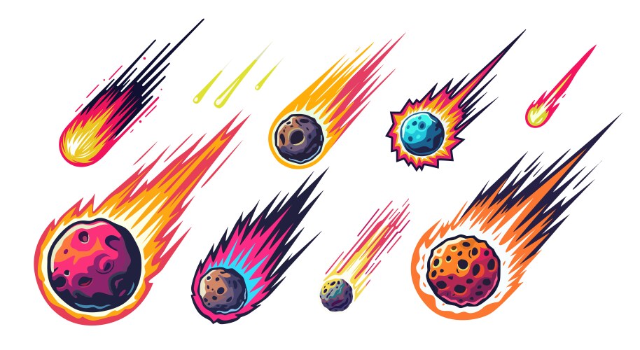 Asteroid Vector Images (over 33,000)