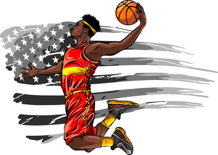 Basketball player Vector Images & Graphics for Commercial Use | VectorStock