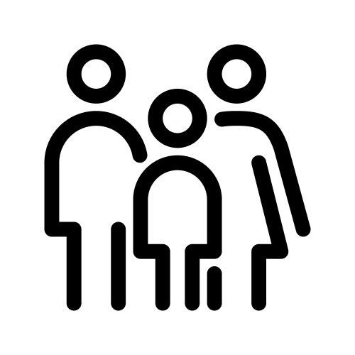 People line icon set graphics Royalty Free Vector Image