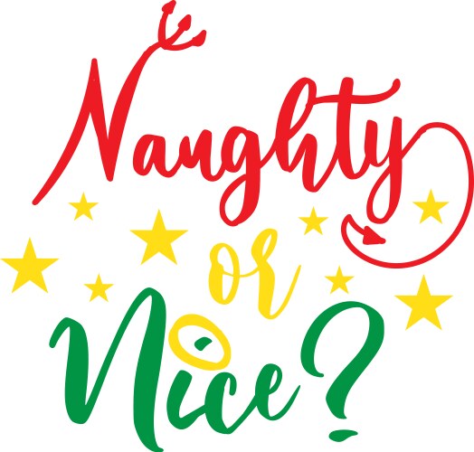 Naughty or Nice Vector Images (over 480)