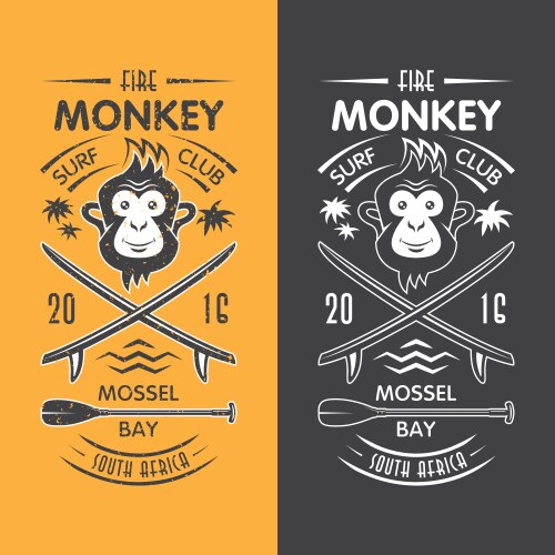 Surfing Monkey Vector Images (über 300)