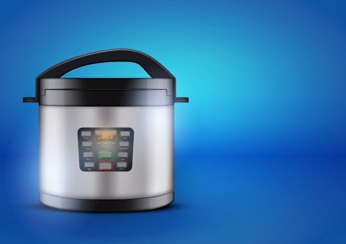 Electric cooker Royalty Free Vector Image - VectorStock