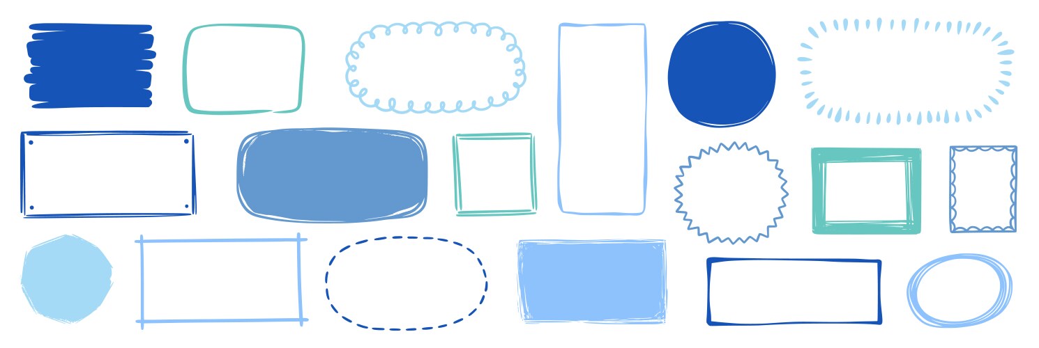 Animal cartoon frame Royalty Free Vector Image