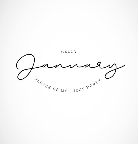 Hello January Vector Images (over 750)